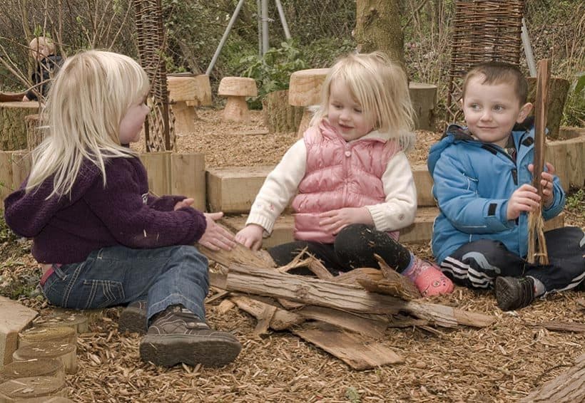 Forest School - Group of Children - Playgarden